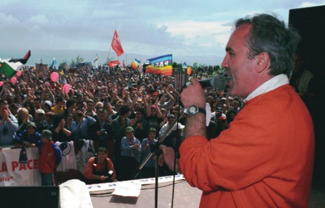 Flavio Lotti, organizzatore della marcia Perugia-Assisi, ospite alla ...