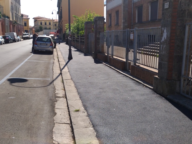 Completati i lavori nel marciapiede di via Risorgimento - gonews.it