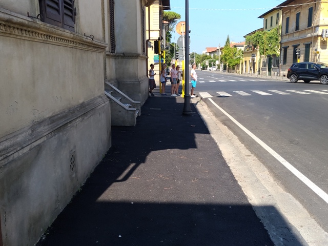Completati i lavori nel marciapiede di via Risorgimento - gonews.it